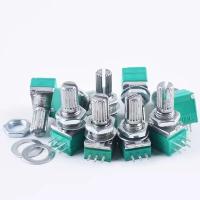 China RK097N 15mm Handle Sealed Potentiometer for Audio Amplifiers - 0.25W Power, 1k-500k Ohm Range for sale
