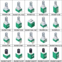 China RK097N 15mm Handle Sealed Potentiometer for Audio Amplifiers - 0.25W Power, 1k-500k Ohm Range for sale