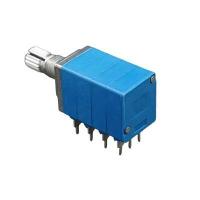 China RK097NS Single F Shaft Rotary Potentiometer Switch 5K-500K with 300° Rotation Angle and 0.05W Power Rating for sale