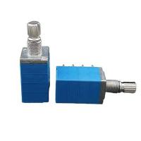 China RK097NS Single F Shaft Rotary Potentiometer Switch 5K-500K with 300° Rotation Angle and 0.05W Power Rating for sale