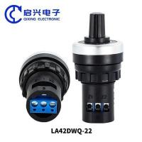 China LA42DWQ-22 10k Ohm Variable Speed Drive Potentiometer with 22mm Installation and IP65 Protection Rating for sale