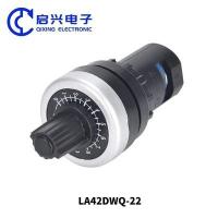 China LA42DWQ-22 10k Ohm Variable Speed Drive Potentiometer with 22mm Installation and IP65 Protection Rating for sale