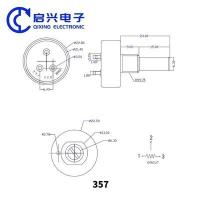 China LA42DWQ-22 10k Ohm Variable Speed Drive Potentiometer with 22mm Installation and IP65 Protection Rating for sale