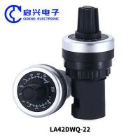 China LA42DWQ-22 10k Ohm Variable Speed Drive Potentiometer with 22mm Installation and IP65 Protection Rating for sale