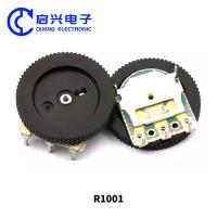 China 1K Ohm Dial Wheel Potentiometer 16x6mm for Audio Volume Control with 10,000 Cycle Life and 220° Rotation for sale