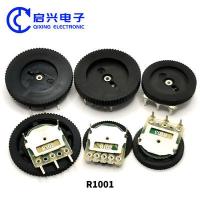 China 1K Ohm Dial Wheel Potentiometer 16x6mm for Audio Volume Control with 10,000 Cycle Life and 220° Rotation for sale