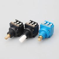China WH116AK Carbon Film Rotary Potentiometer 10K 100K 500K with 10A Double Switch for sale