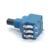 China WH116AK Carbon Film Rotary Potentiometer 10K 100K 500K with 10A Double Switch for sale