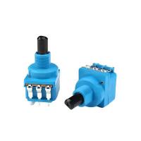 China WH116AK Carbon Film Rotary Potentiometer 10K 100K 500K with 10A Double Switch for sale