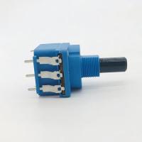 China WH116AK Carbon Film Rotary Potentiometer with Push Switch 10A 250V High Current Adjustment for sale