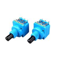 China WH116AK Carbon Film Rotary Potentiometer with Push Switch 10A 250V High Current Adjustment for sale