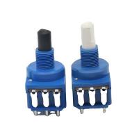 China WH116AK Carbon Film Rotary Potentiometer with Push Switch 10A 250V High Current Adjustment for sale