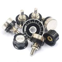 China RV24YN20S Carbon Film Potentiometer 1K-20K Ohm Single-Turn Rotary Variable Resistor 0.25W Power Rating for sale