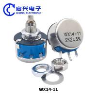 China WDD35D-4 10kΩ Precision Potentiometer with 0.5% Linearity and 36mm Diameter for Industrial Control for sale