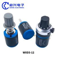 China WDD35D-4 10kΩ Precision Potentiometer with 0.5% Linearity and 36mm Diameter for Industrial Control for sale
