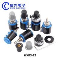 China WDD35D-4 10kΩ Precision Potentiometer with 0.5% Linearity and 36mm Diameter for Industrial Control for sale