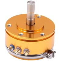 China WDD35D-4 10kΩ Precision Potentiometer with 0.5% Linearity and 36mm Diameter for Industrial Control for sale