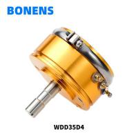 China WDD35D-4 10kΩ Precision Potentiometer with 0.5% Linearity and 36mm Diameter for Industrial Control for sale