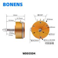 China WDD35D-4 10kΩ Precision Potentiometer with 0.5% Linearity and 36mm Diameter for Industrial Control for sale