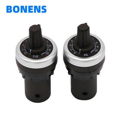 China Bonens High Precision Potentiometer LA42DWQ-22 IP65 22mm Rotary Potentiometer 1k 2k 5k 10k for sale