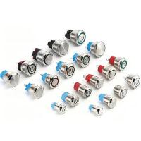 China Stainless Steel Waterproof LED Push Button Switch 12mm 16mm 19mm 22mm IP66 IP67 for sale