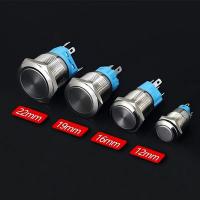 China Stainless Steel Waterproof LED Push Button Switch 12mm 16mm 19mm 22mm IP66 IP67 for sale