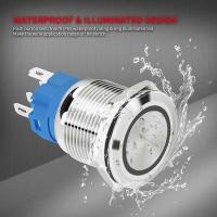 China Stainless Steel Waterproof LED Push Button Switch 12mm 16mm 19mm 22mm IP66 IP67 for sale