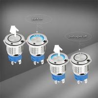 China Stainless Steel Waterproof LED Push Button Switch 12mm 16mm 19mm 22mm IP66 IP67 for sale