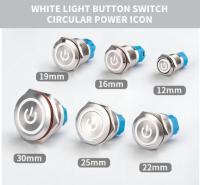 China Stainless Steel Waterproof LED Push Button Switch 12mm 16mm 19mm 22mm IP66 IP67 for sale
