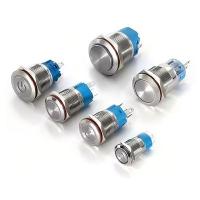 China Stainless Steel Waterproof LED Push Button Switch 12mm 16mm 19mm 22mm IP66 IP67 for sale