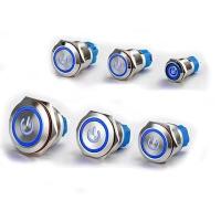 China Stainless Steel Waterproof LED Push Button Switch 12mm 16mm 19mm 22mm IP66 IP67 for sale