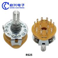 China BONENS RS25 Metal Pushbutton Waterproof Light Switch 3V-220V LED Blue Ring Light 12mm-30mm Cutout for sale