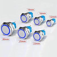 China Stainless Steel Waterproof LED Push Button Switch 12mm 16mm 19mm 22mm IP66 IP67 for sale
