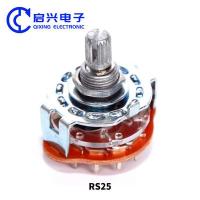 China BONENS RS25 Metal Pushbutton Waterproof Light Switch 3V-220V LED Blue Ring Light 12mm-30mm Cutout for sale