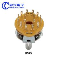 China BONENS RS25 Metal Pushbutton Waterproof Light Switch 3V-220V LED Blue Ring Light 12mm-30mm Cutout for sale