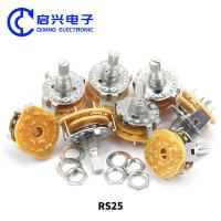 China BONENS RS25 Metal Pushbutton Waterproof Light Switch 3V-220V LED Blue Ring Light 12mm-30mm Cutout for sale