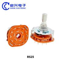 China BONENS RS25 Metal Pushbutton Waterproof Light Switch 3V-220V LED Blue Ring Light 12mm-30mm Cutout for sale