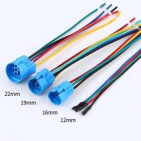China 12mm Marine Waterproof Latching Pushbutton LED Switch 12V SPDT Metal Button with IP66/67 Rating for sale