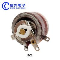 China BC1 Porcelain Disk Variable Resistor 25W-2000W with 1Ω-5KΩ Resistance Range and Custom Ceramic Materials for sale