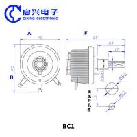 China BC1 Disc Variable Resistor 100W 1Ω-5KΩ for Electric Welding Machines & Generators for sale