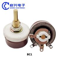 China BC1 Porcelain Disk Variable Resistor 25W-2000W with 1Ω-5KΩ Resistance Range and Custom Ceramic Materials for sale