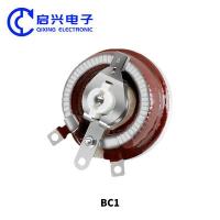 China BC1 Porcelain Disk Variable Resistor 25W-2000W with 1Ω-5KΩ Resistance Range and Custom Ceramic Materials for sale