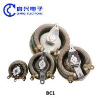 China BC1 Porcelain Disk Variable Resistor 25W-500W 10Ω-1KΩ Sliding Rheostat for Industrial Voltage Regulation for sale