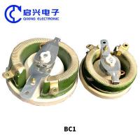 China BC1 Porcelain Disk Variable Resistor 25W-500W 10Ω-1KΩ Sliding Rheostat for Industrial Voltage Regulation for sale