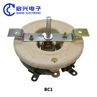 China BC1 Porcelain Disk Variable Resistor 25W-500W 10Ω-1KΩ Sliding Rheostat for Industrial Voltage Regulation for sale