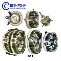 China BC1 Porcelain Disk Variable Resistor 25W-500W 10Ω-1KΩ Sliding Rheostat for Industrial Voltage Regulation for sale