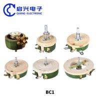 China BC1 Porcelain Disk Variable Resistor 25W-500W 10Ω-1KΩ Sliding Rheostat for Industrial Voltage Regulation for sale