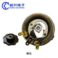 China BC1 Porcelain Disk Variable Resistor 25W-500W 10Ω-1KΩ Sliding Rheostat for Industrial Voltage Regulation for sale