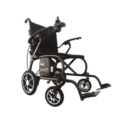 China Compact Size Electric Wheelchair with Carbon Fiber Frame and Brushless Motors for sale