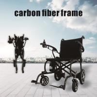 China Compact Size Electric Wheelchair with Carbon Fiber Frame and Brushless Motors for sale